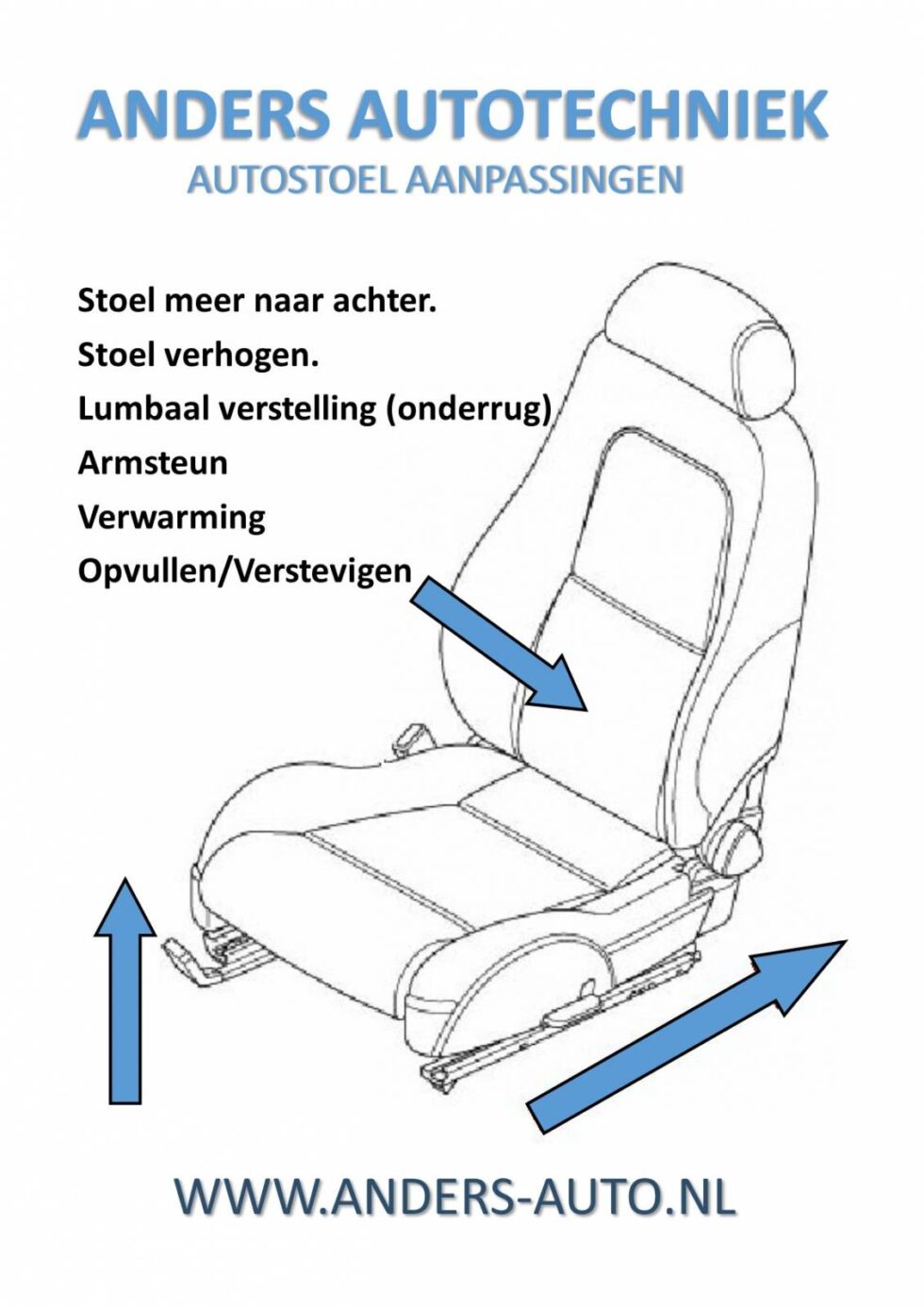 Autostoel aanpassing - Anders Auto